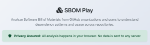 SBOM Play: Simplified SBOM Visualization Tool for Developers